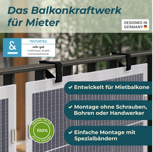 Balkonkraftwerk kaufen – Solaranlage für Zuhause – PluginEnergy